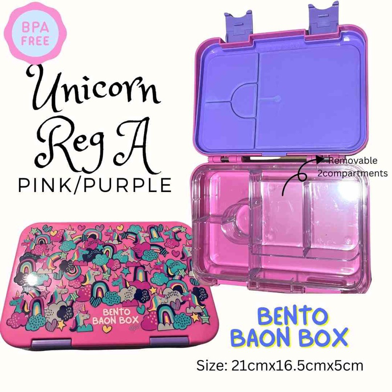Bento Baon Box 4-6 Compartments Spillproof | Shopee Philippines