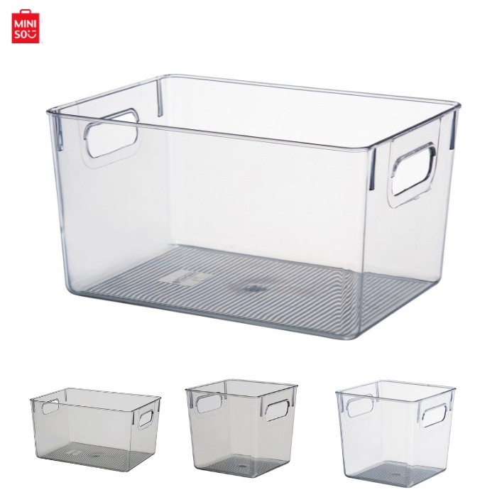 Miniso Transparent Storage Box / Storage Bin Square/Rectangle / Storage ...