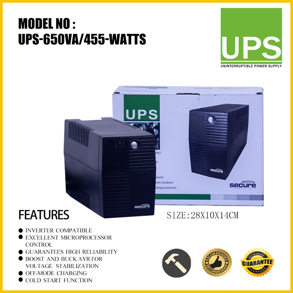 SECURE UPS 650VA, 1000VA, 1500VA, 2000VA, 3000VA, Uninterruptible Power ...
