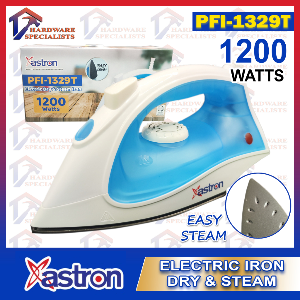 Astron Electric Iron Dry & Steam 1200W PFI-1329T Original Authentic ...