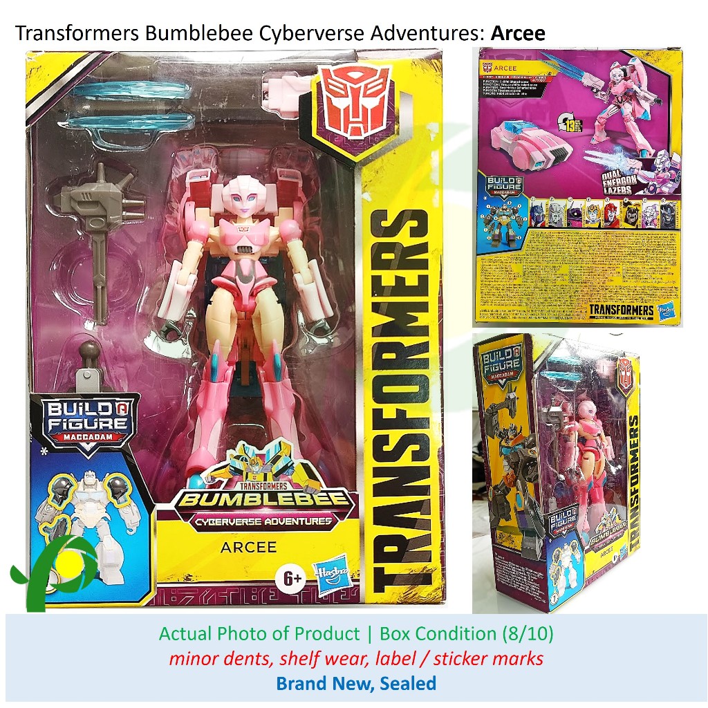 Transformers Cyberverse Bumblebee Adventures Deluxe Class: Arcee ...