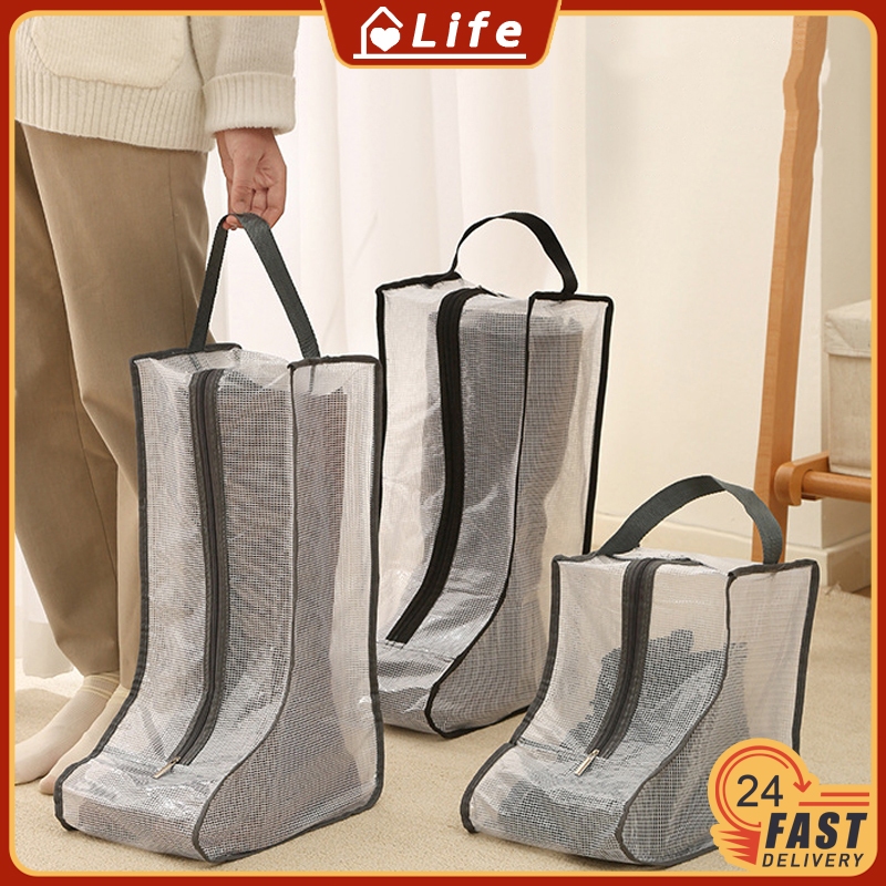 Shoe Storage Bag Home Travel Visible Boot Dust bag Multifunctional ...