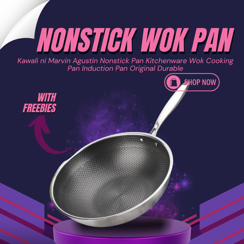 Kawali ni Marvin Agustin Nonstick Pan Kitchenware Wok Cooking Pan ...