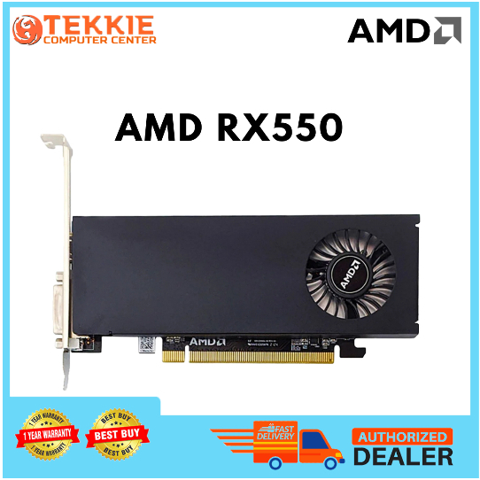 AMD RADEON RX550 2GB 64-bit GPU | Shopee Philippines