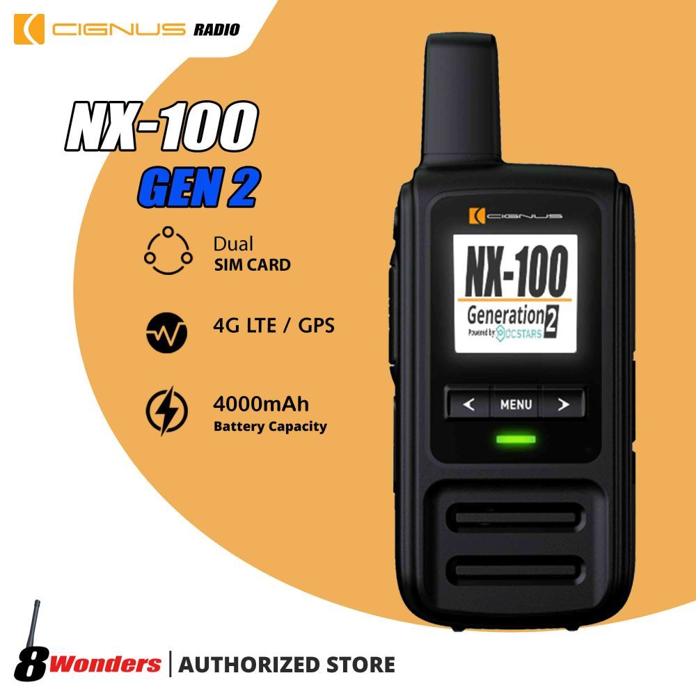 New model Cignus NX-100 Generation 2 POC Two way radio 4G/LTE | Shopee Philippines