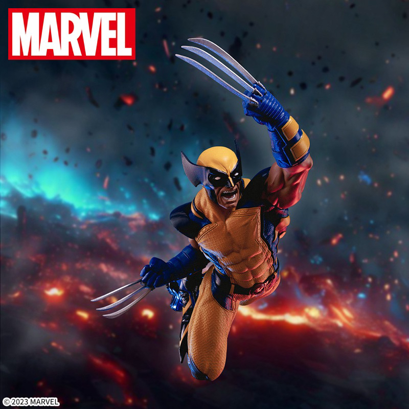OFFICIAL SEGA MARVEL COMICS LUMINASTA Figure | Wolverine | Shopee ...