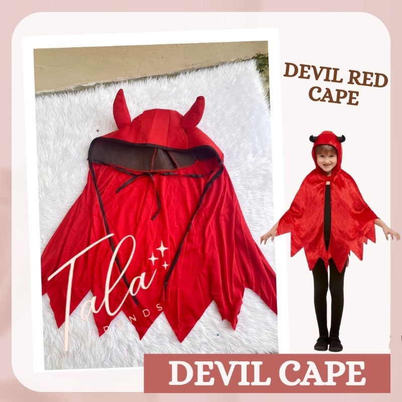 Devil Cape Costume for Kids Super Hero Marvel Cartoon Character Disney ...