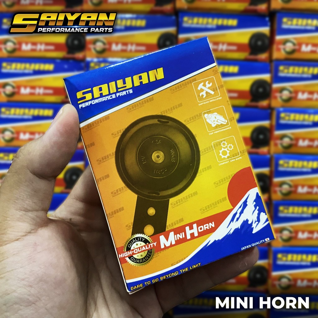 SAIYAN MINI HORN 12V (SINGLE) | Shopee Philippines
