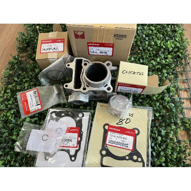 Cylinder Block Set Kit Click125 V2 V3 Complete Genuine Parts | Shopee ...