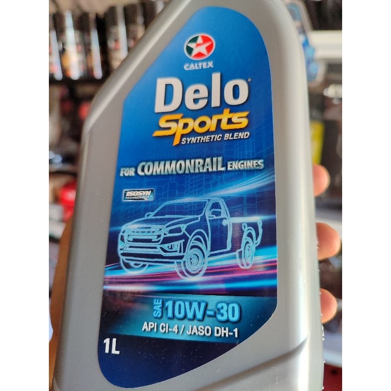 Caltex DELO Sports Synthetic BLend 10W30 1L - Original | Shopee Philippines