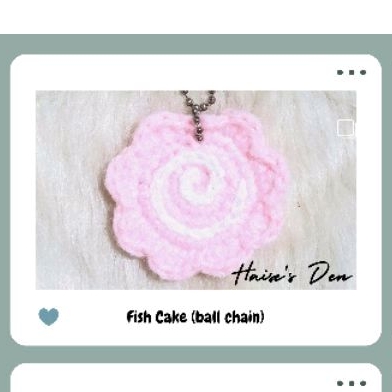 Crochet Naruto Fish Cake Keychain (ballchain) | Shopee Philippines