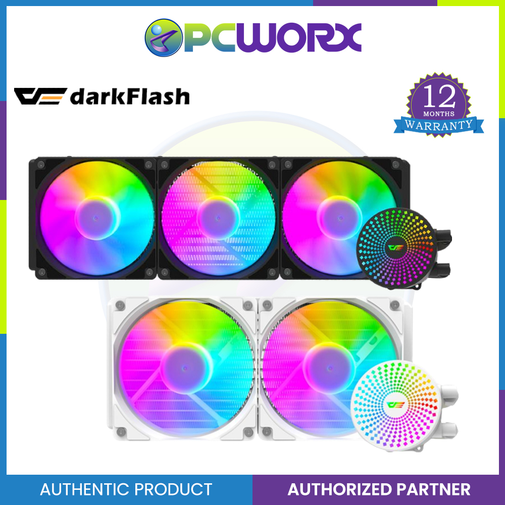 DarkFlash Radiant DC 240 High strength cooling pipes ARGB AIO CPU ...