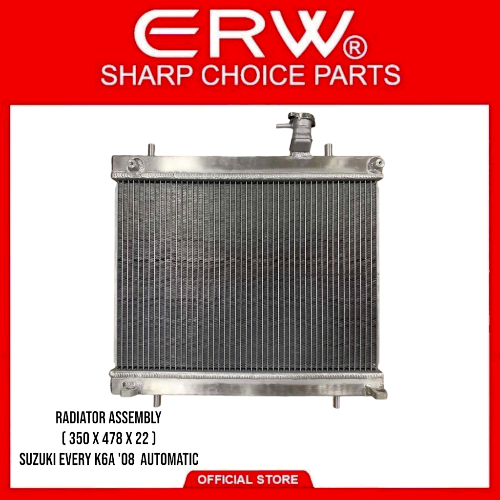 RADIATOR FOR SUZUKI EVERY K6A '08 AUTOMATIC ( 350 X 478 X 22 ) ( METAL ...