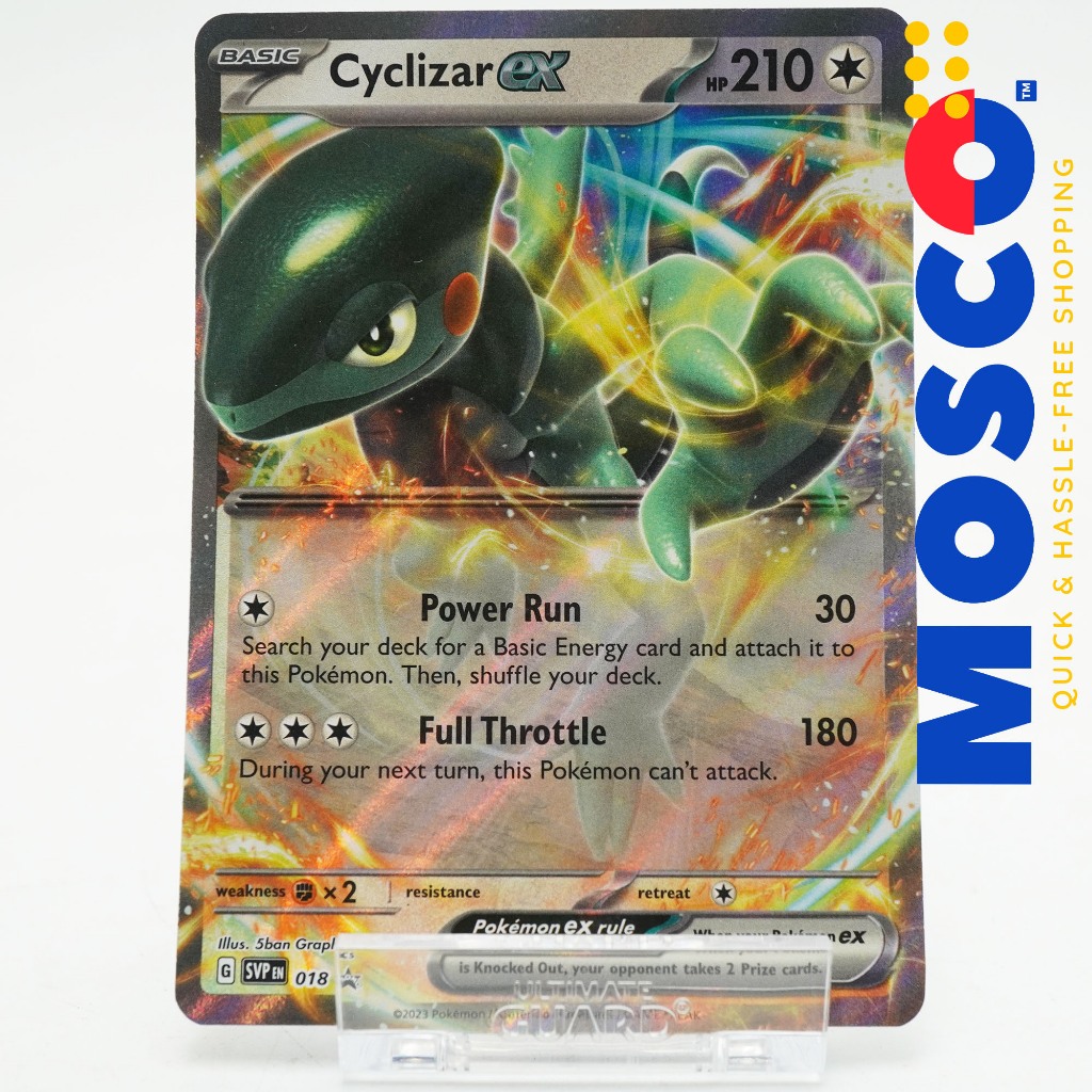 Cyclizar ex - SVP018 - Ultra Rare Promo | Pokemon TCG Singles | Shopee ...