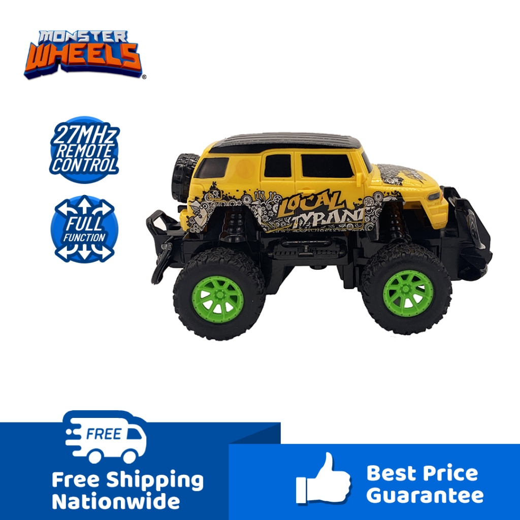 Monster Wheels 1:43 Full-Function 27Mhz Local Tyrant Radio Control ...