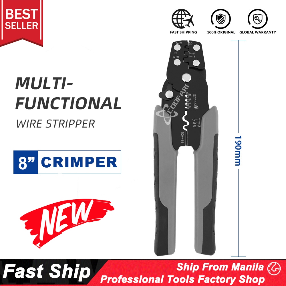 Multifuction Hand Tool Cable Wire Stripper Cutter Crimper Multitool ...