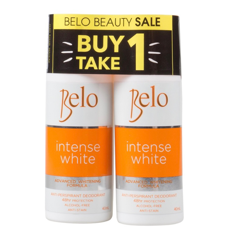 Belo Intense White Deodorant 40mL Buy 1 Take 1 | Shopee Philippines