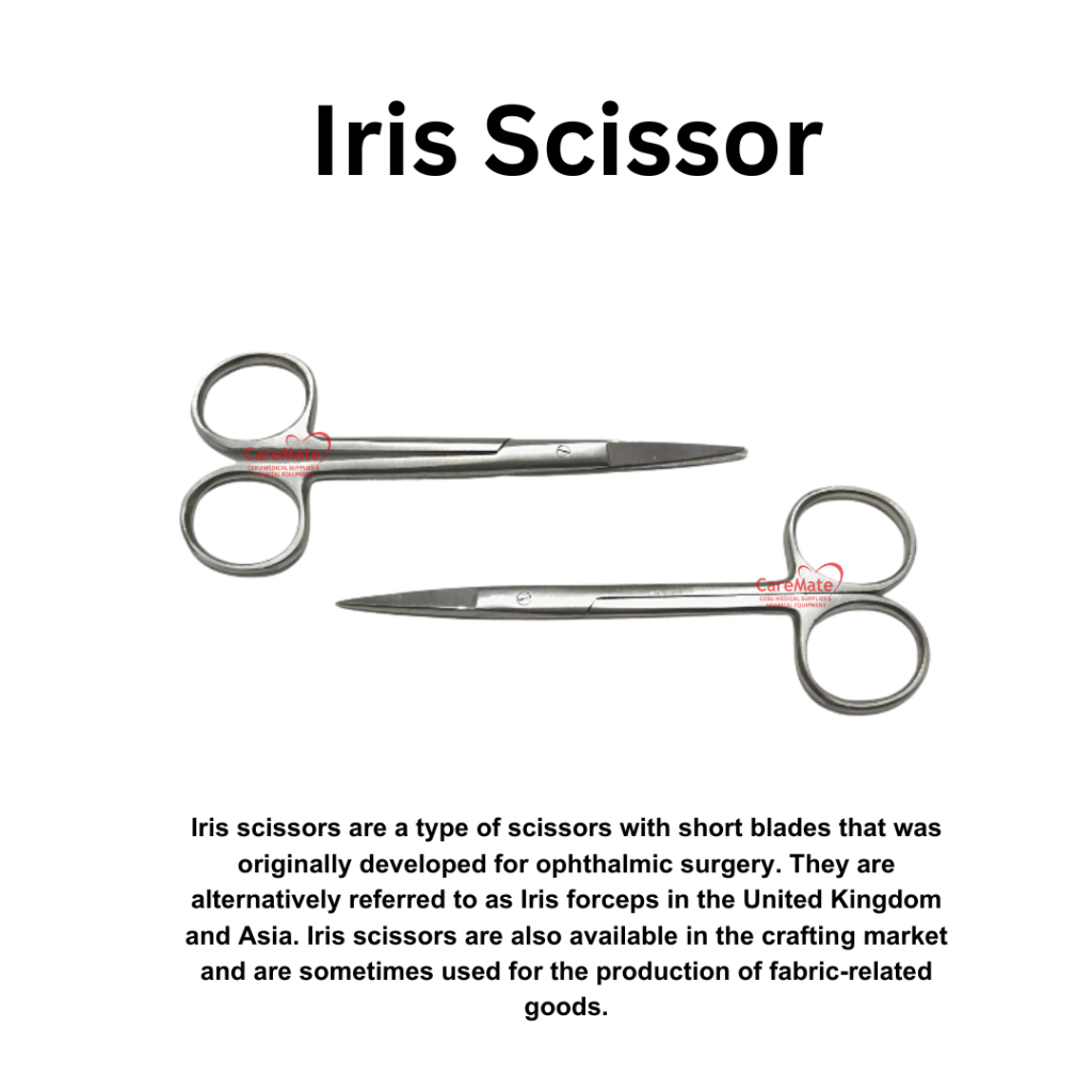 Iris Scissor Curved instrument (4 1/2) | Shopee Philippines