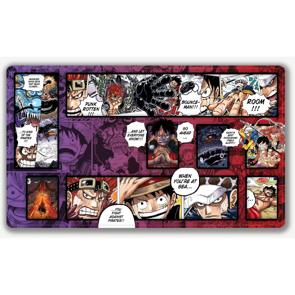 Three Captains Luffy Kid Law One Piece TCG Playmat | Shopee Philippines