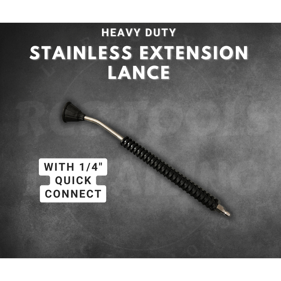 EW02 Stainless Extension Wand Bent Lance Gun Extension RCB Tools ...