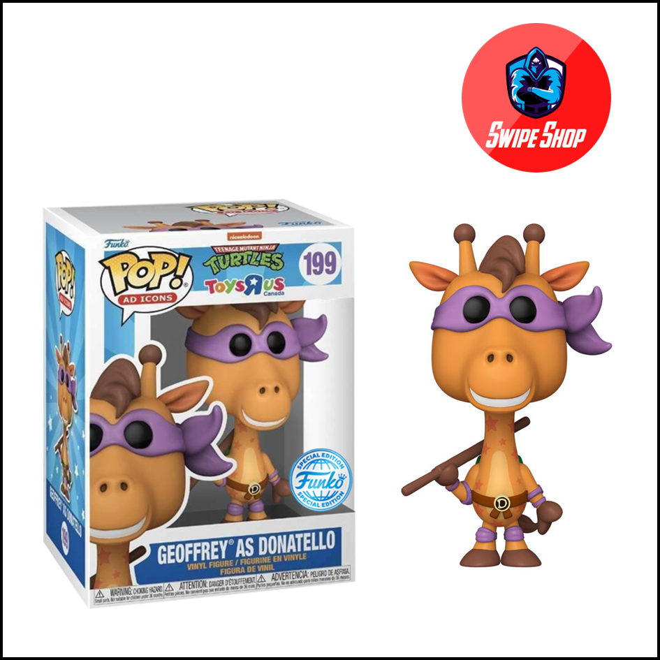 Funko Pop Geoffrey as Donatello Teenage Mutant Ninja Turtles Toys r Us ...