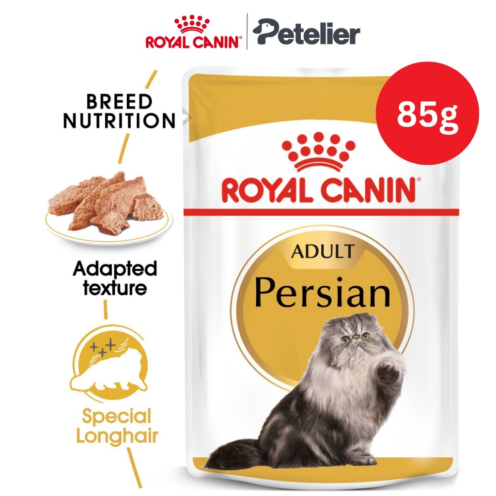 Royal Canin Persian Adult 85g Pouch Wet Cat Food - Feline Breed ...