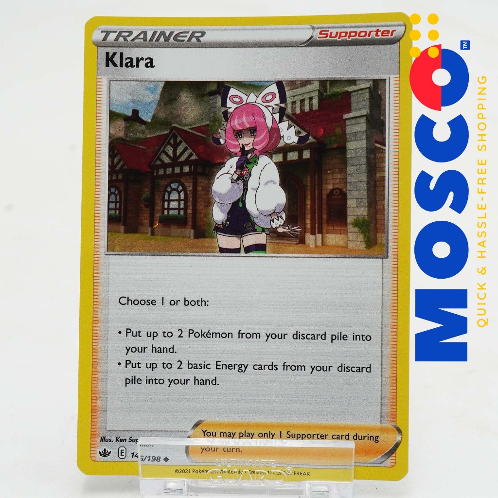 Klara - 145/198 - Uncommon | Supporter Cards Pokemon TCG | Shopee ...