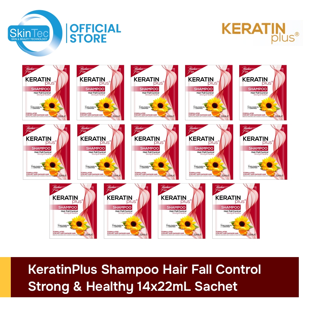 KeratinPlus Shampoo Hair Fall Control Strong & Healthy (22ml) 12 pcs ...