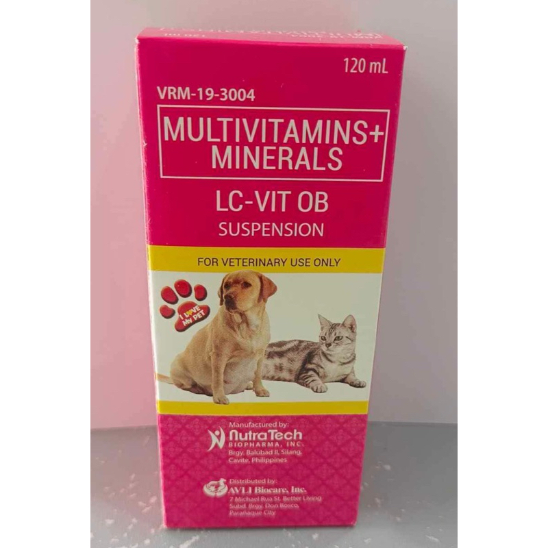 LC-Vit OB Suspension Syrup for Dogs and Cats (Pregnant / Lactating ...