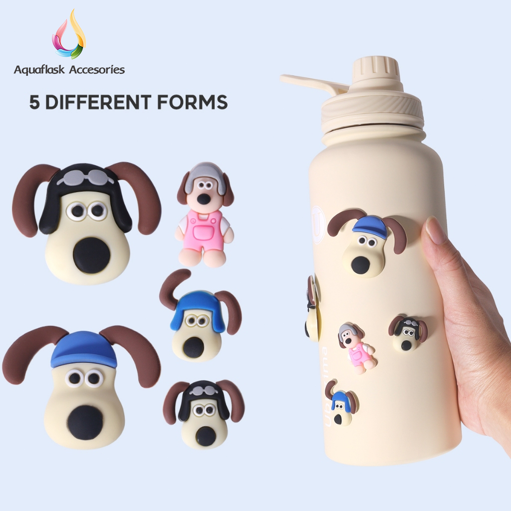 3D Stereo Water Cup Stickers Waterproof Cute puppy Stickers Tumbler ...