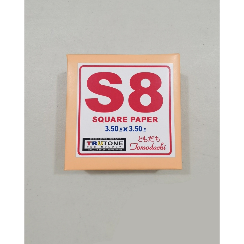 S8 Square Copy Paper Tomodachi 3.5 X 3.5 inches | Shopee Philippines