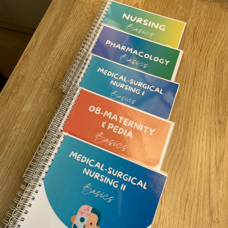Nursing Reviewer Bundle - A5 size - Nursing, Ob-Pedia, Pharmacology ...