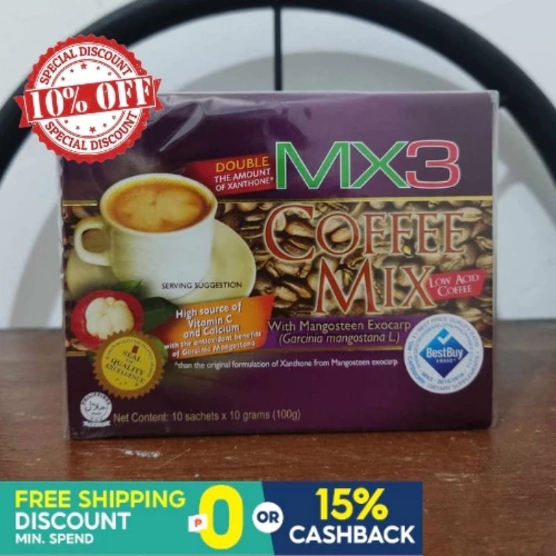 MX3 Coffee Mangosteen mix low acid | Shopee Philippines