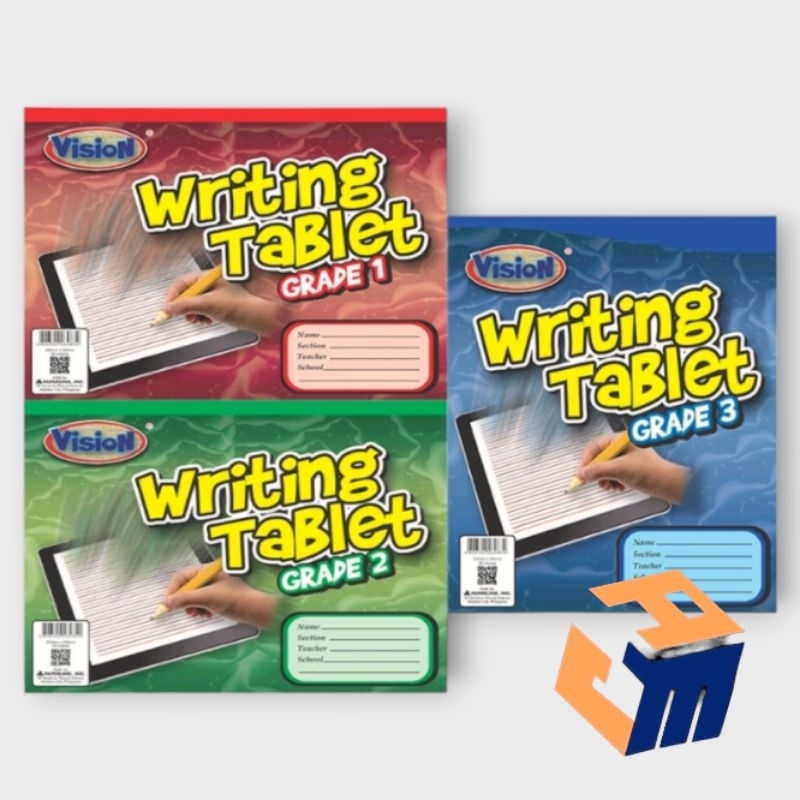 Vision Writing Tablet Paper for Grade 1, 2 & 3 | Shopee Philippines