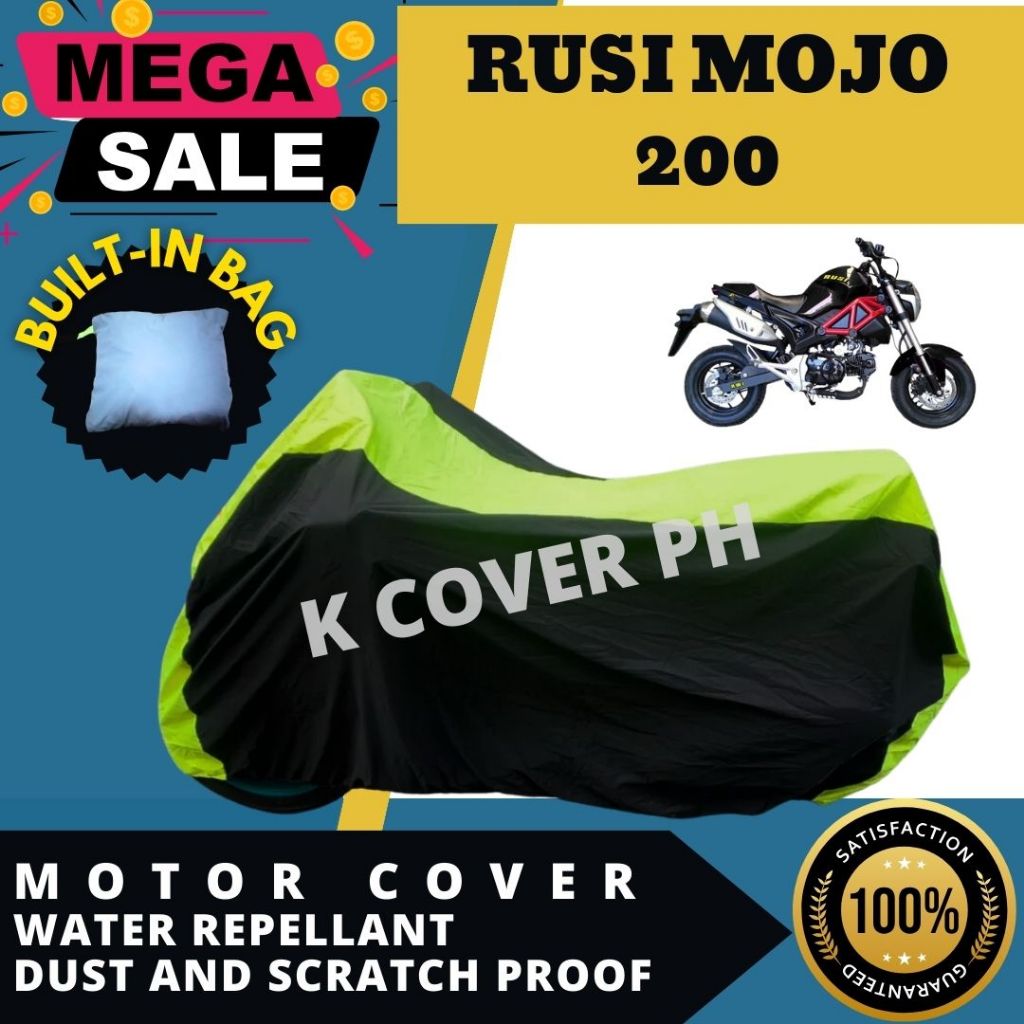RUSI MOJO 200 HIGH QUALITY MOTOR COVER - WATER REPELLANT SCRATCH AND ...