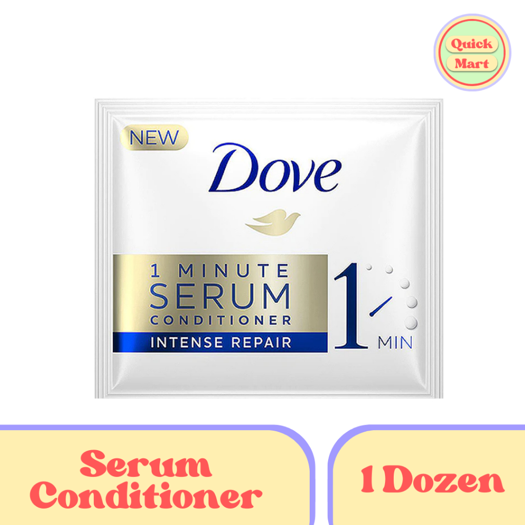 Dove Keratin Repair Serum Hair Conditioner 10mL (11+1 Sachets) | Shopee Philippines