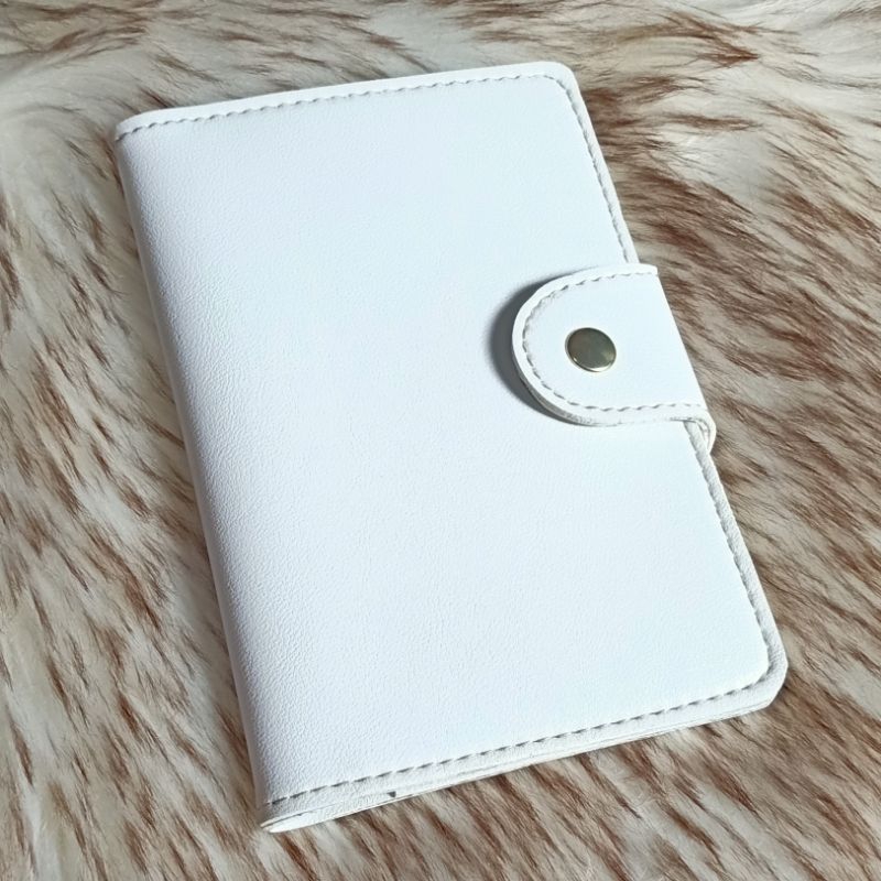 IMPECCABLE WHITE Senior Citizens Booklet Cover Holders with ID and Pen ...