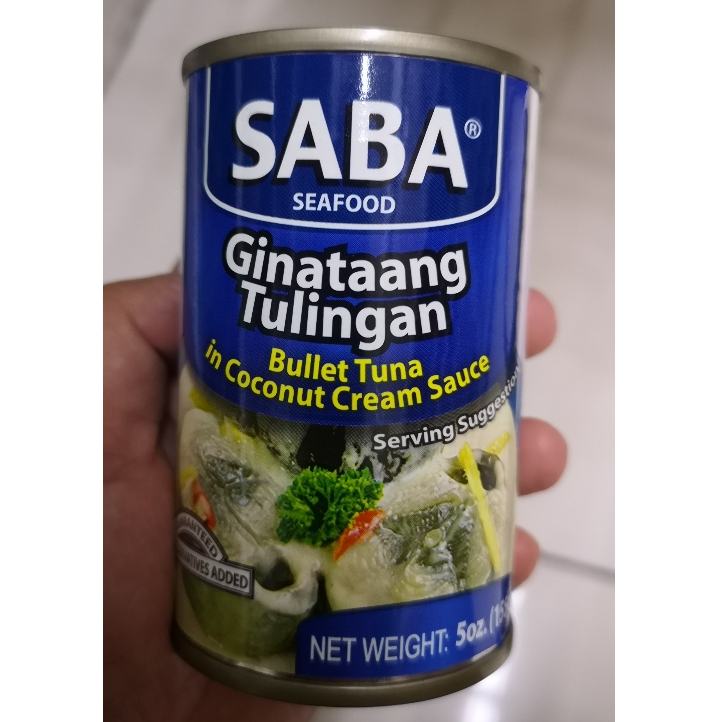 SABA Ginataang Tulingan 155g | Shopee Philippines
