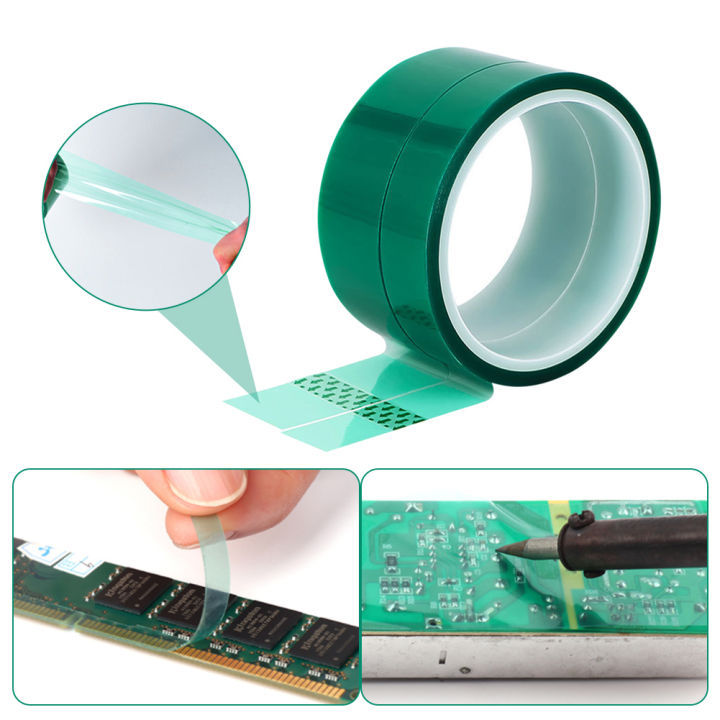 PET Tape 33m Heat-resistant High Temperature Masking for PCB Solder ...