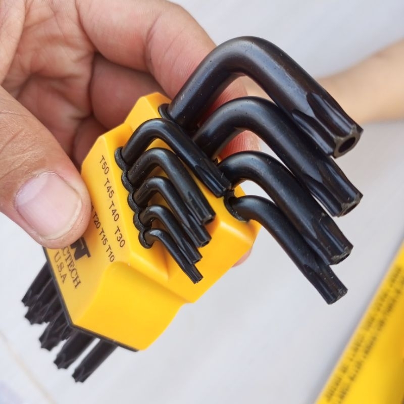 allen wrench 9pcs hex key and star allen | Shopee Philippines