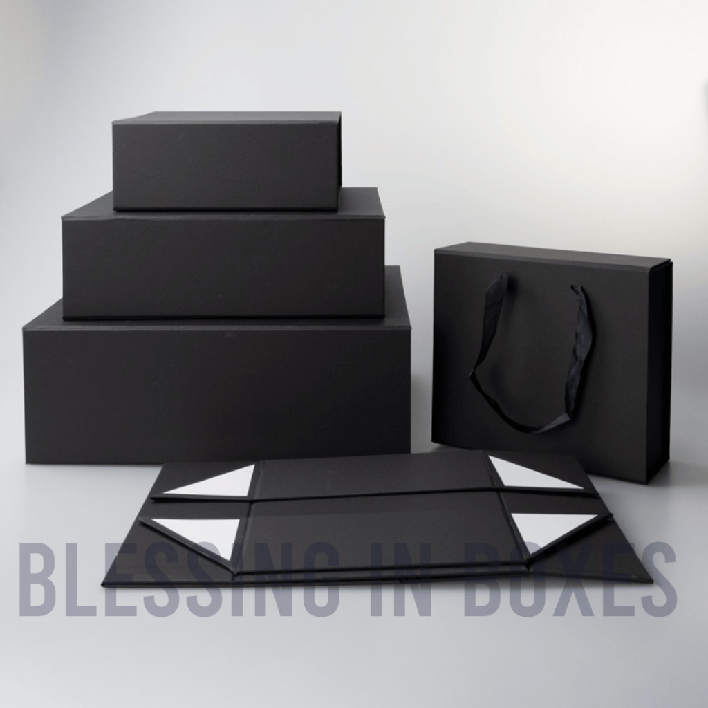 HIGH QUALITY LUXURY FLIP MAGNETIC FOLDING GIFT BOX PACKAGING | Shopee ...