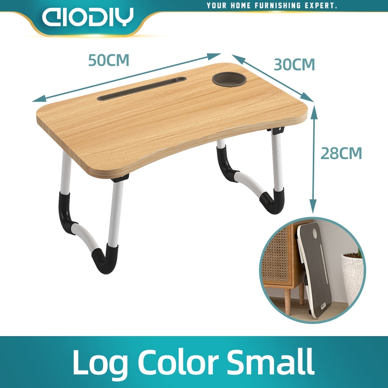 AIODIY Table Foldable Laptop Table MINI Desk Study Table Desk | Shopee ...