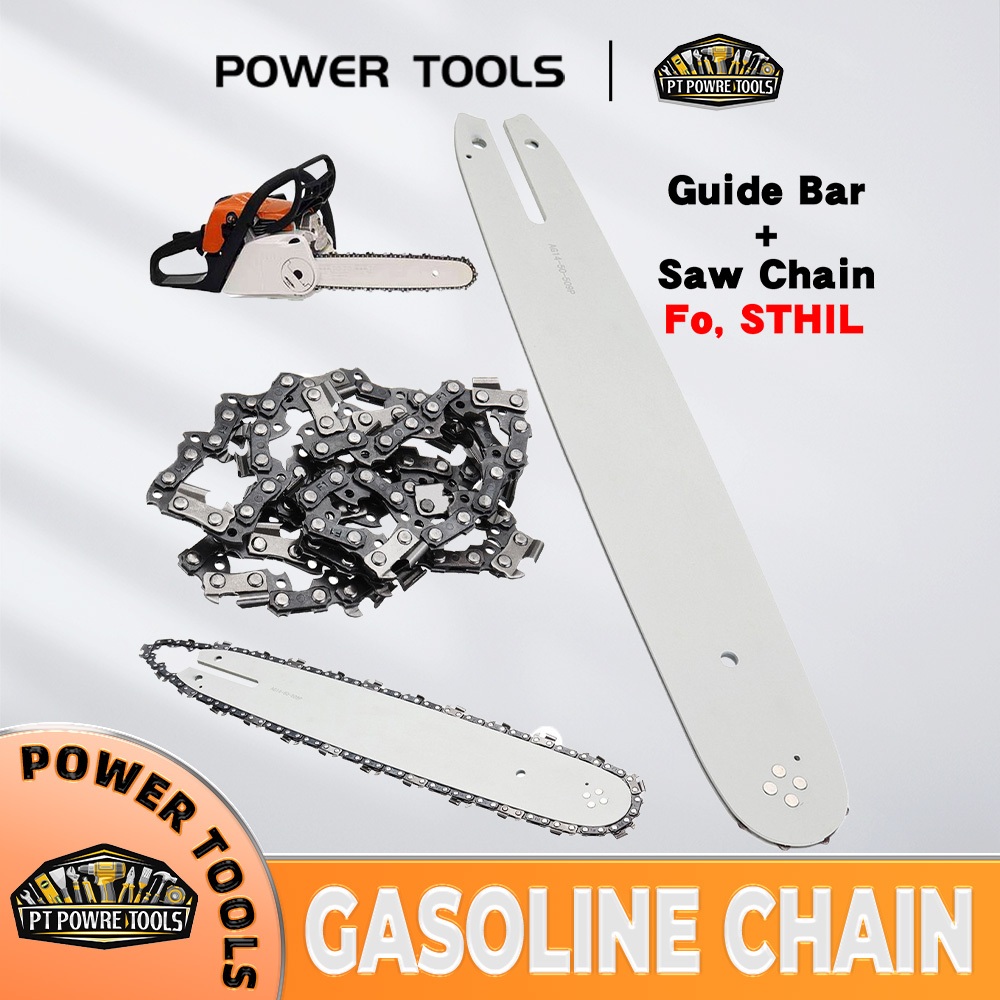 Guide Bar Chainsaw Blade Chainsaw Chain 20 22 24 inches | Shopee ...