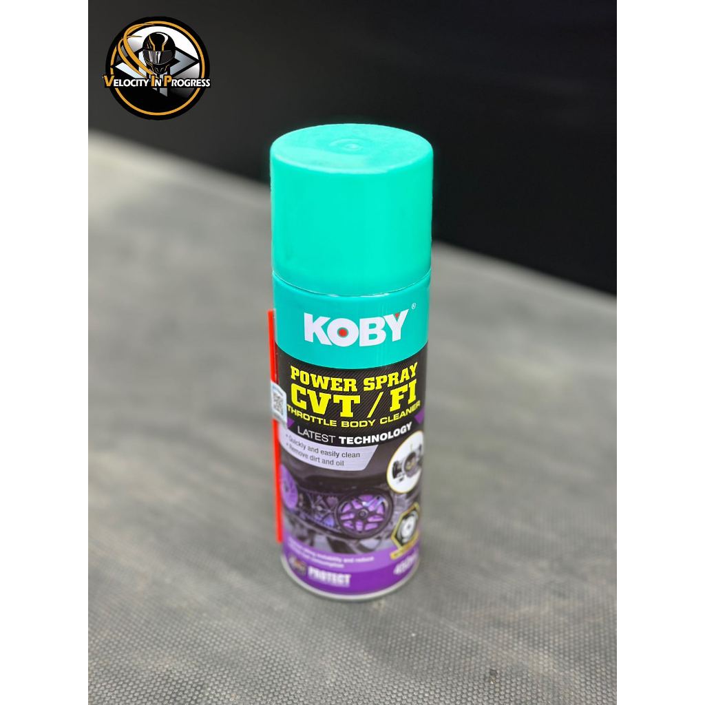 Koby Power Spray CVT/FI Throttle Body Cleaner 450ml / 600ml | Shopee ...