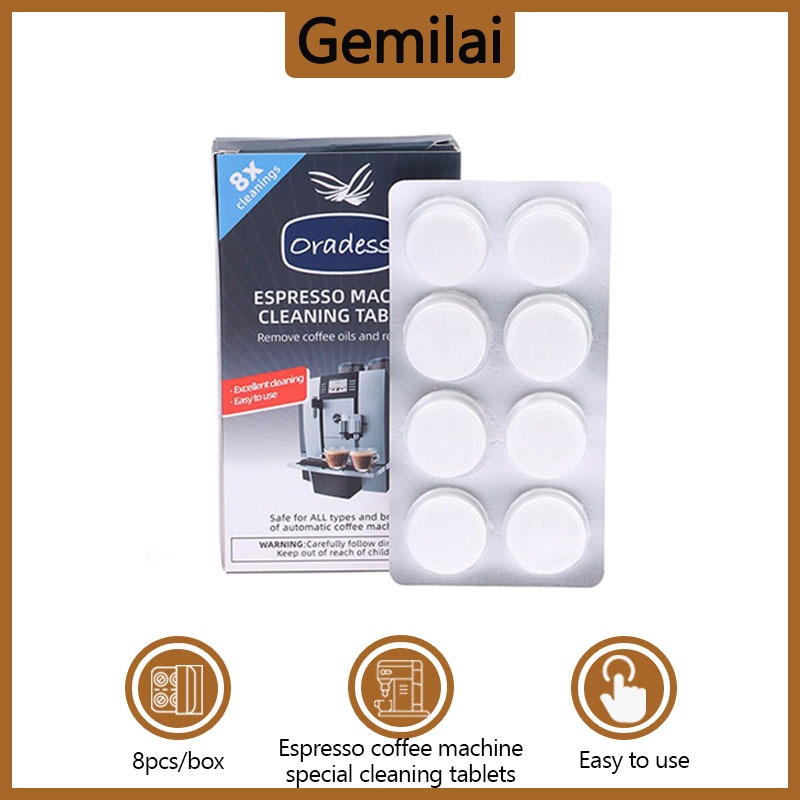 Espresso Coffee Machine Cleaning Tablets Grease Tea Scale Effervescent ...