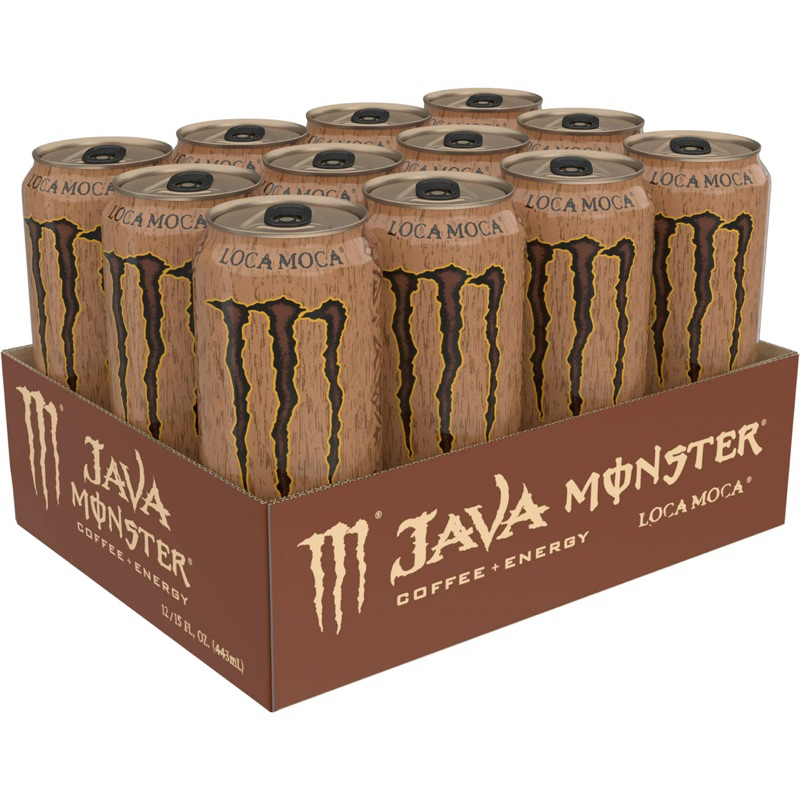 Monster Energy Java Loca Moca, Coffee + Energy Drink, 15 Ounce (Pack of ...