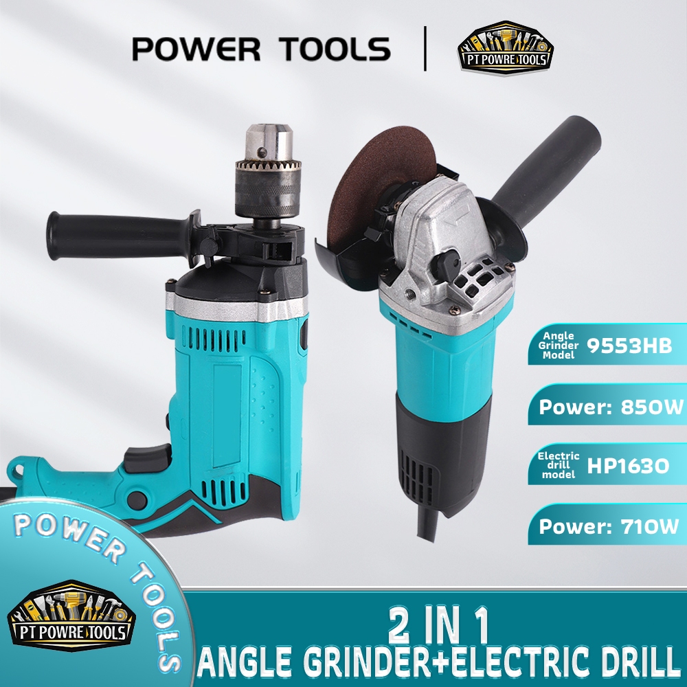 HP1630 Drill & Makita 9553HN Grinder Set (2in1 New) | Shopee Philippines