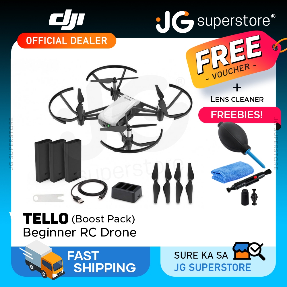 DJI Tello 720p30fps Camera 13-Min Flight Time RC Drone w/ Controller ...