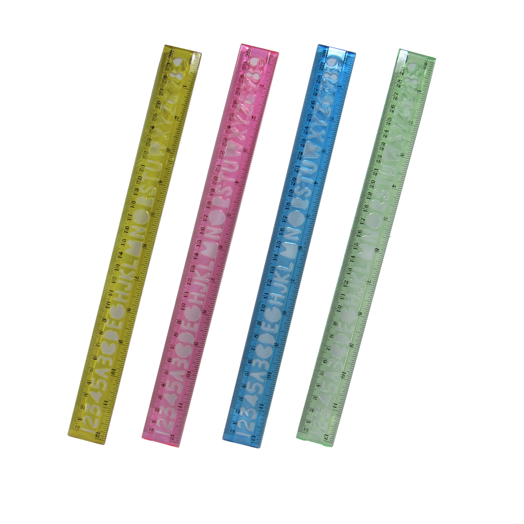 HBW Ruler 12" Alphabet Ruler KR-030 | Shopee Philippines