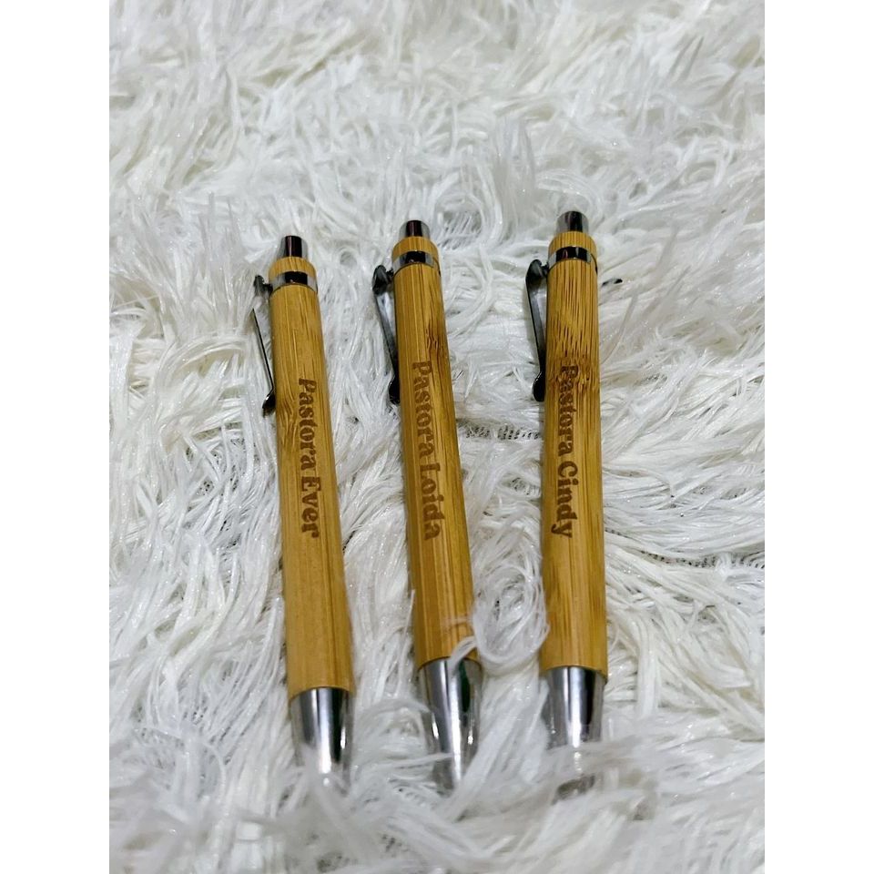 Personalized Engraved Bamboo Pen | Shopee Philippines